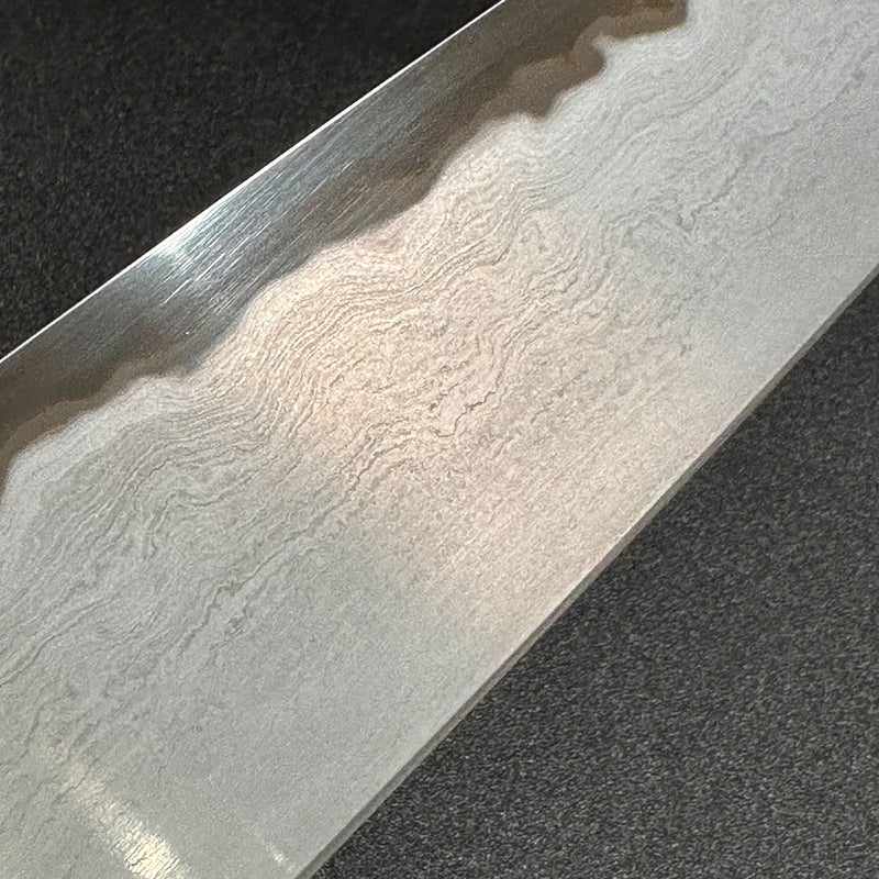 Tetsujin Hamono Blue #2 Metal Flow 180mm Santoku - Handmade Japanese K ...